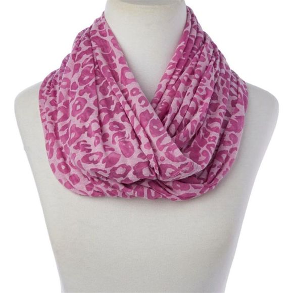 IMAN | Accessories | Iman Global Chic Leopard Print Infinity Scarf ...